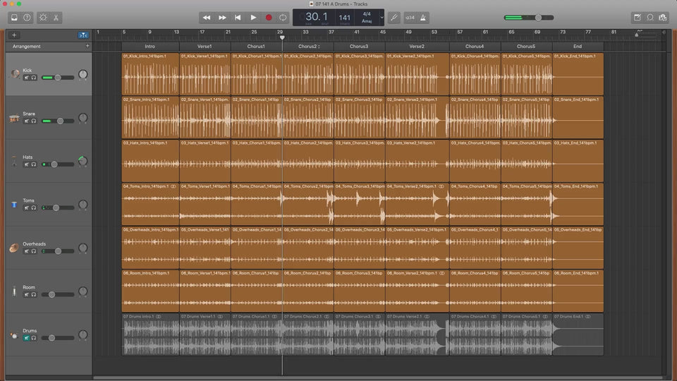 Surf Drums - Sample Pack & Surf-Rock Drum Loops - We Sound Human