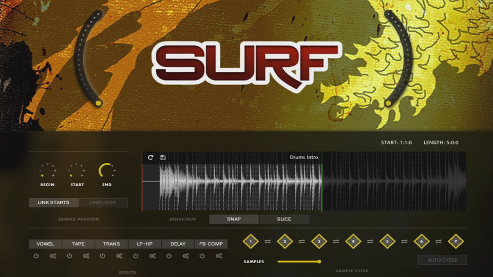 Surf Drums - Sample Pack & Surf-Rock Drum Loops - We Sound Human